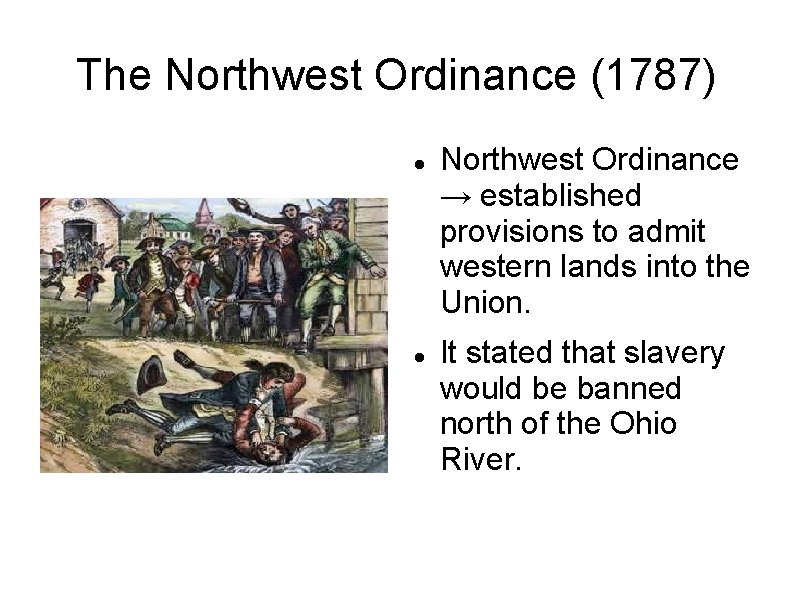 Key Terms The Constitutional Convention Articles of Confederation