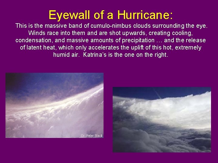 GEOG 458558 Hazards and Risk Management Hurricanes Dr