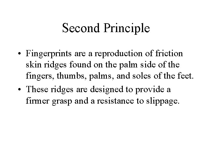 Fingerprints Chapter 14 History Alphonse Bertillon first systematic