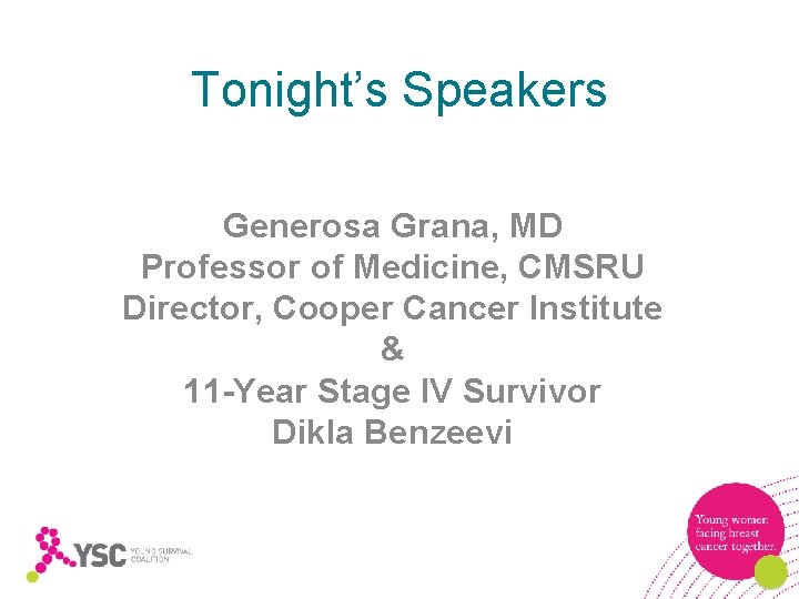 LETS TALK ABOUT METASTATIC BREAST CANCER Answers to