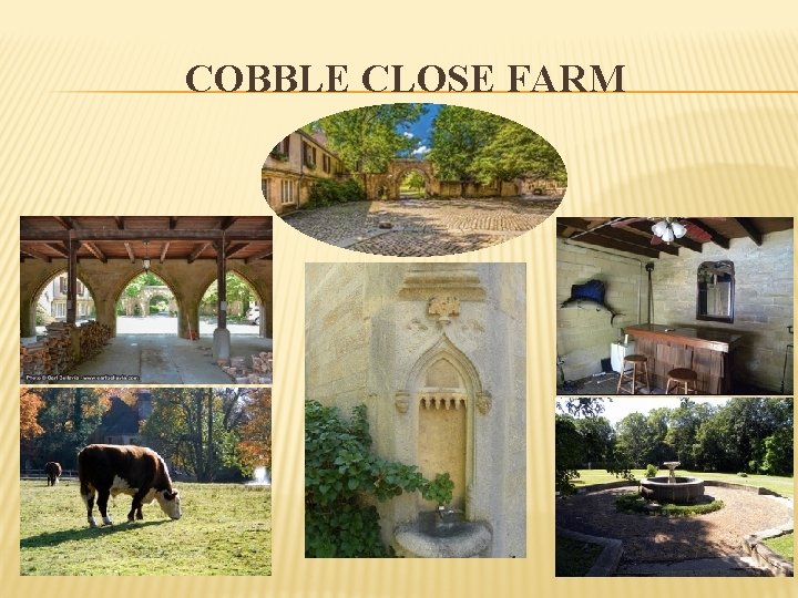 COBBLE CLOSE FARM 310 Cooper Rd Red Bank