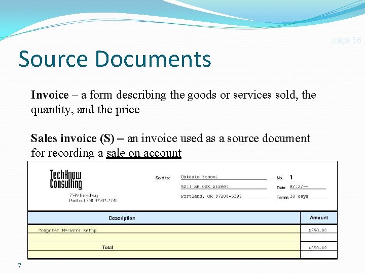 Chapter 3 Journalizing Transactions 7 Journals and Journalizing