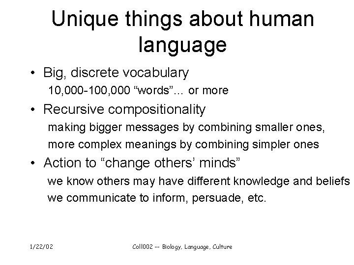 What is language Language is basically speech not