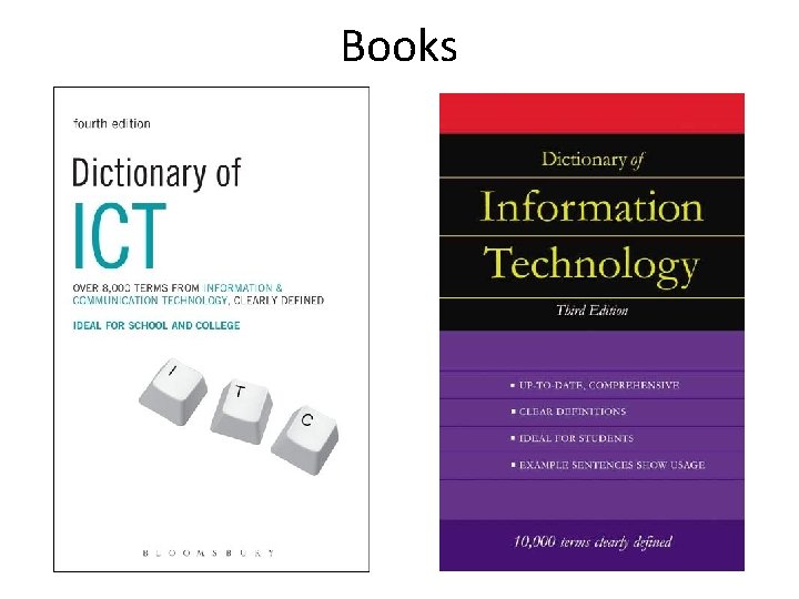 ICT in the workplace Vocabulary How to use