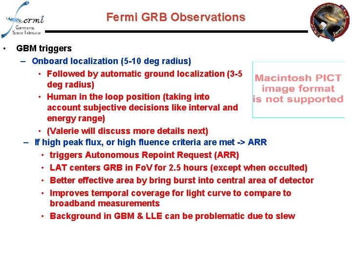 Fermi GBM and LAT Gammaray Burst Highlights Judy
