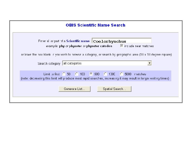 The OBIS Index Where we are as at