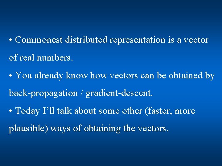 Distributed Representations Preaching to the Choir in Churchland