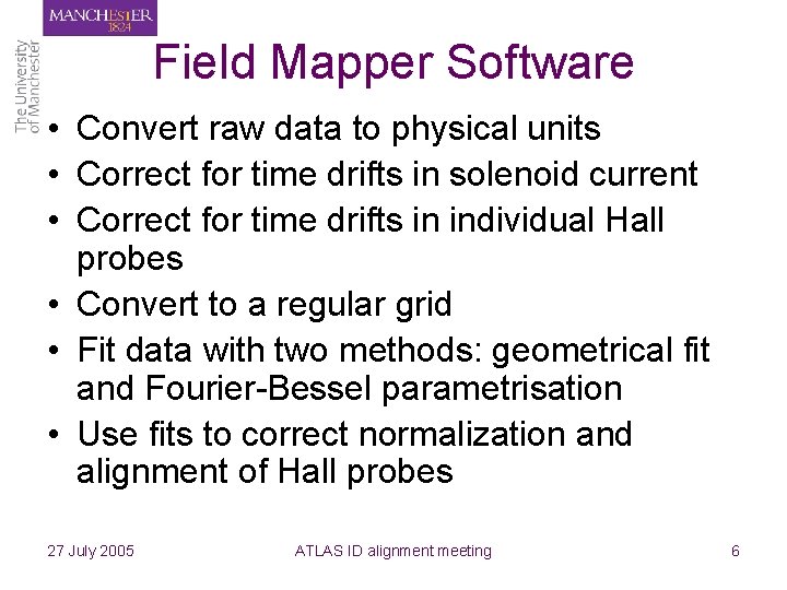 Solenoid Magnetic Field Mapping Paul S Miyagawa University