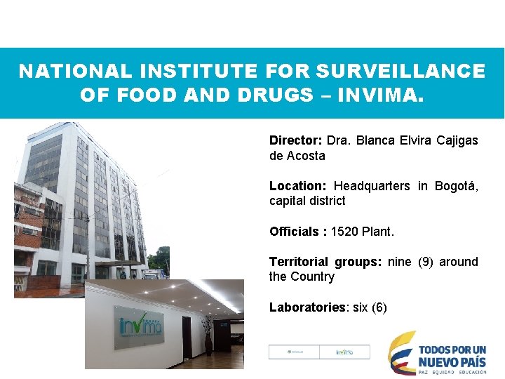 NATIONAL INSTITUTE FOR SURVEILLANCE OF FOOD AND DRUGS