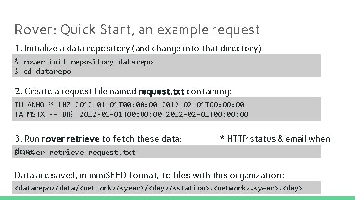 ROVER Hardening Data Delivery by the internet Data