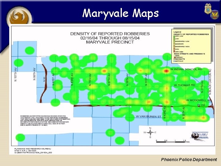 Robbery Suppression POLICING PLAN QUARTERLY UPDATE 2005 Example