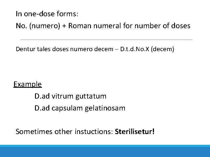 RULES OF THE DRUG PRESCRIPTION Notes for Students