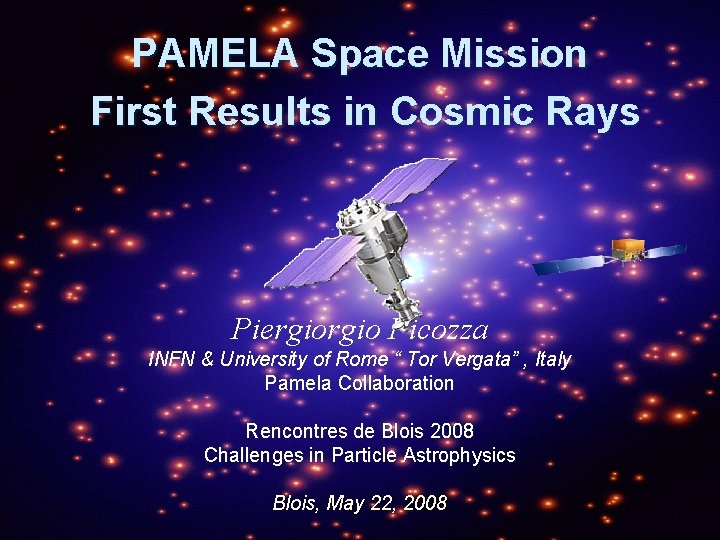 PAMELA Space Mission First Results in Cosmic Rays