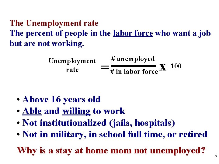 Goal 2 Limit Unemployment 1 1 Define Macroeconomics