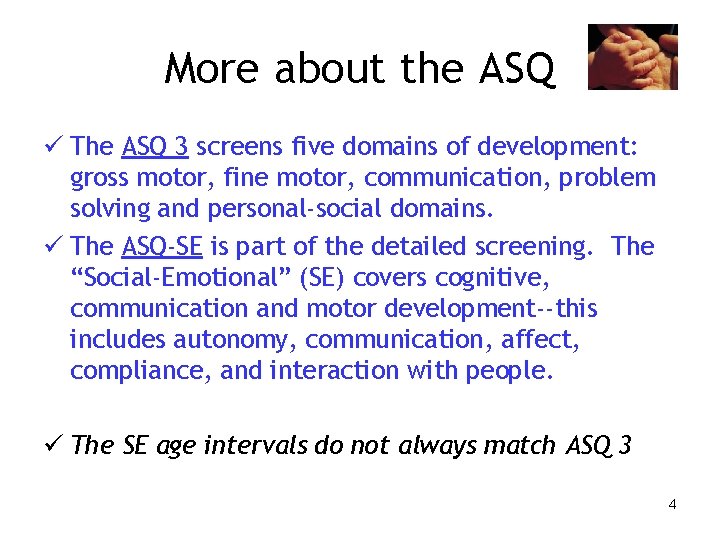What is Ages and Stages Overview for Birth