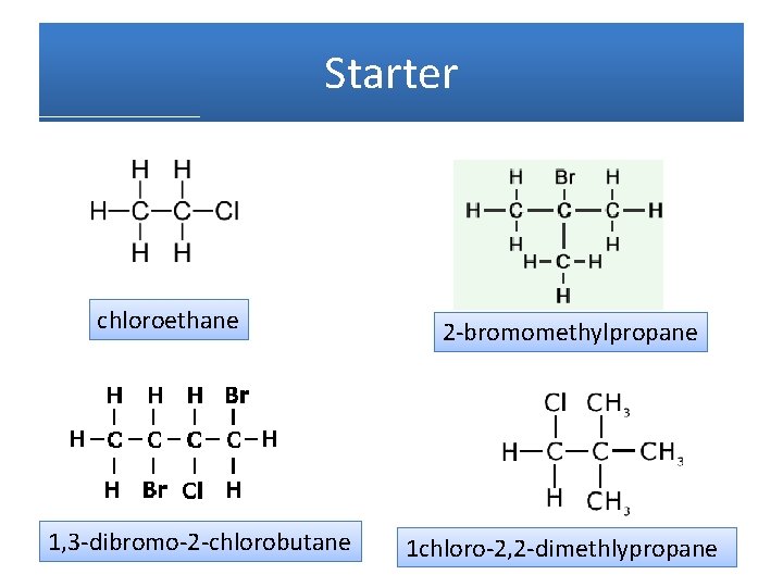 Haloalkanes Learning Objectives 1 Understand reactivity of haloalkanes