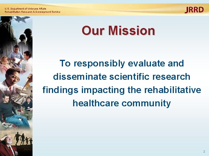 U S Department of Veterans Affairs Rehabilitation Research