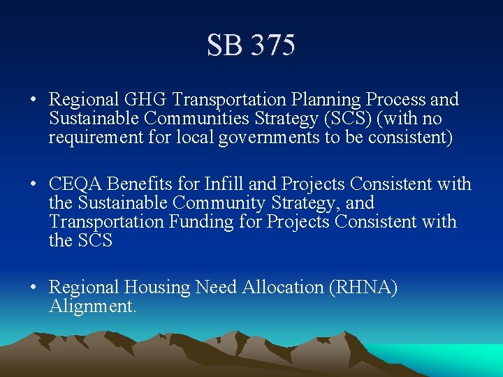 Californias Global Warming Act Presented by Jila Priebe