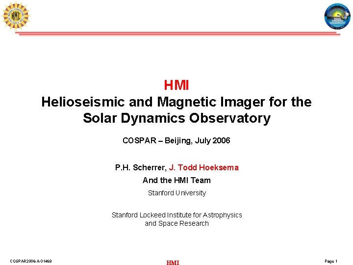 HMI Helioseismic and Magnetic Imager for the Solar