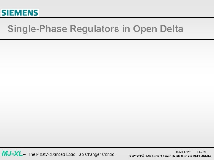 Introduction to Voltage Regulation Presented to YOUR CUSTOMERS