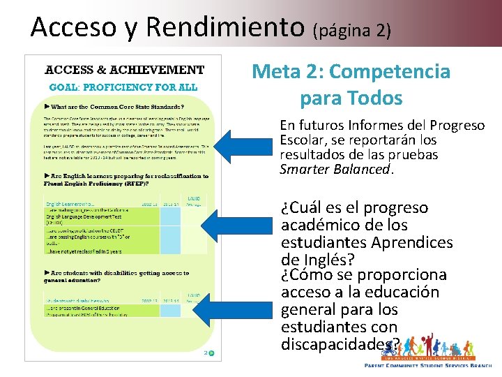 Informe del Progreso Escolar 2013 2014 Escuela Primaria