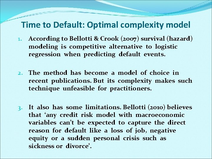 Bridging the AcademicPractitioner Divide in Credit Risk Modeling