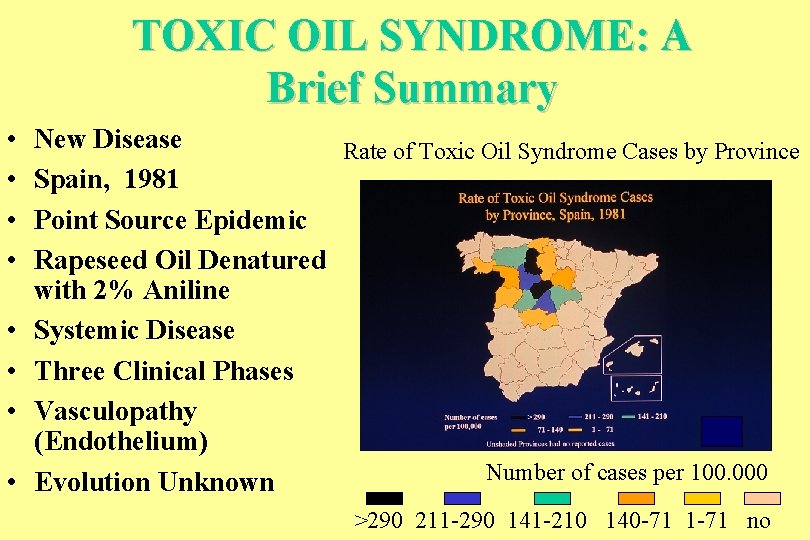 Toxic Oil Syndrome A new disease A perspective