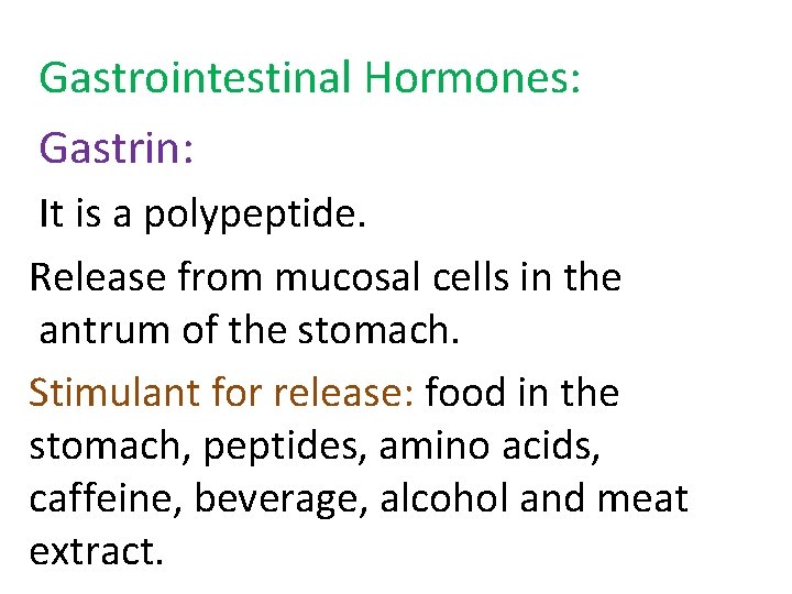 Digestion and Absorption Digestion The process by which