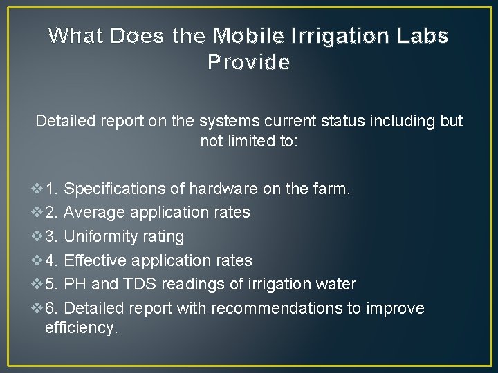 Mobile Irrigation Labs David De Maio Palm Beach