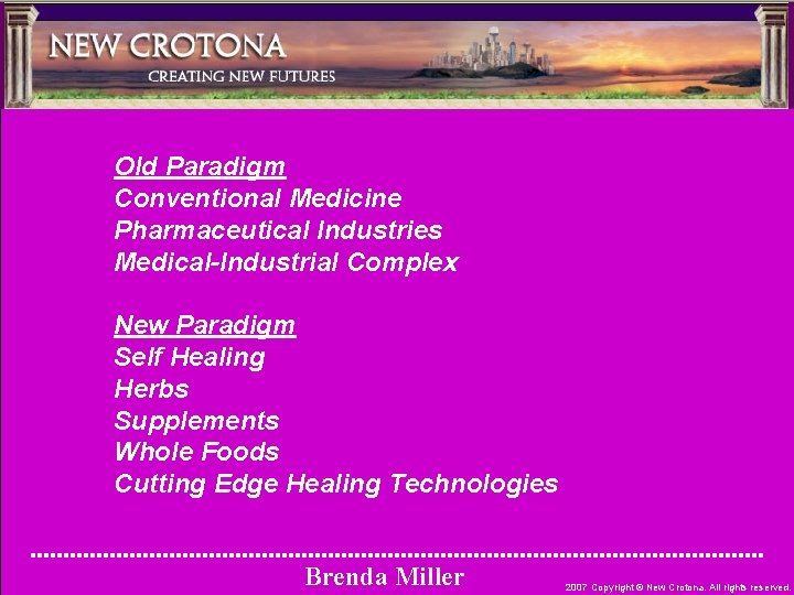 Quantum Healing The Future of Health Care Brenda