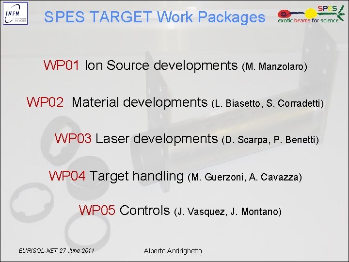Recent results on development of the SPES production