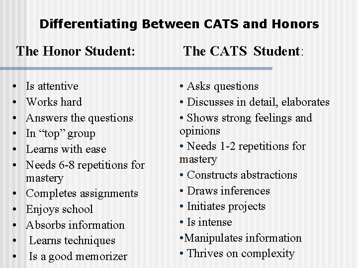 Chandler Unified School District CATS Program Chandler Academically