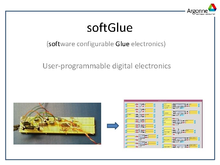 Soft Glue A RunTime UserConfigurable FPGA in EPICS