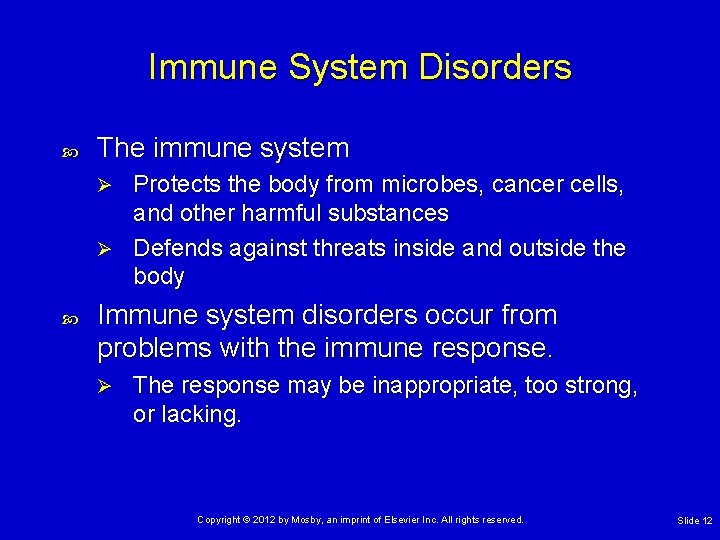 Chapter 40 Cancer Immune System and Skin Disorders