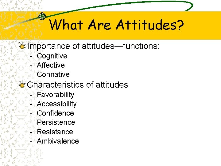 Chapter 5 Attitudes Based on High Consumer Effort
