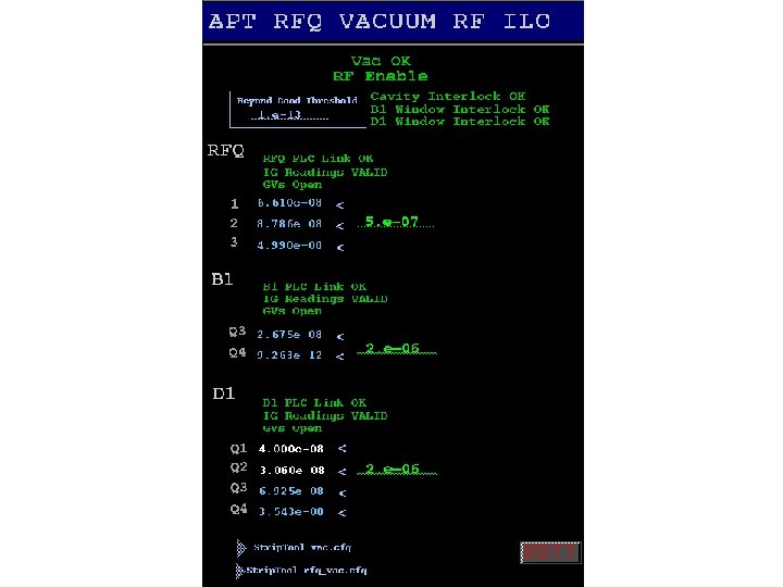 LEDA Vacuum Interlocks Bob Dalesio Outline Leda vacuum