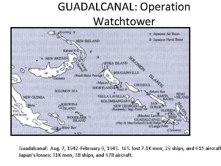 WWII Pacific Theater 1942 1945 Where we were