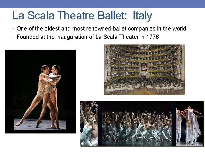 HISTORY OF BALLET Ballet Vocabulary Pli to bend