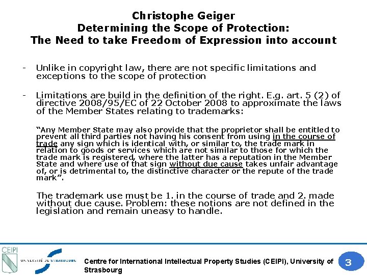 Determining the Scope of Protection of Trademarks with