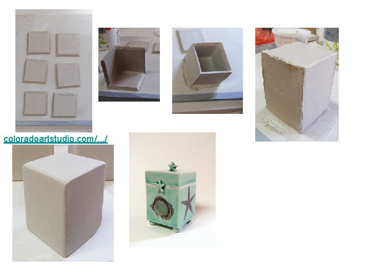 Slab Boxes made from flat pieces of clay