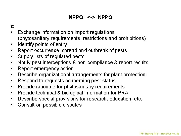Flowchart explaining information exchange and document dissemination under