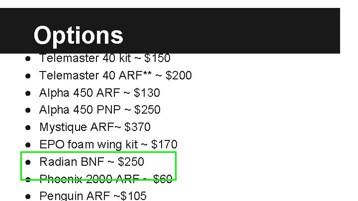 Subsystem Design Review P 14231 UAV Aerial Imaging
