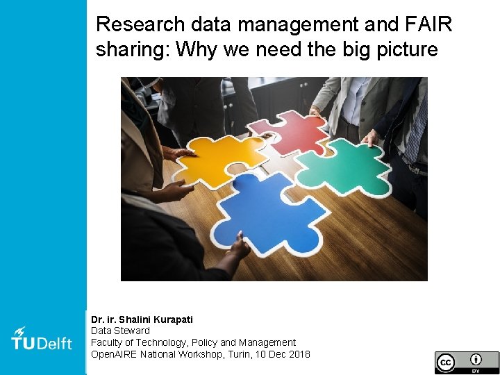 Research data management and FAIR sharing Why we