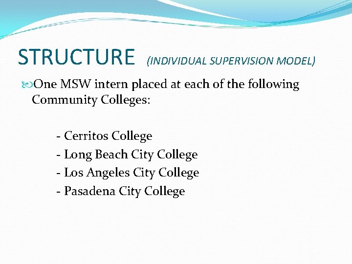 Collaborative Field Instruction and Training CFIT Model Working