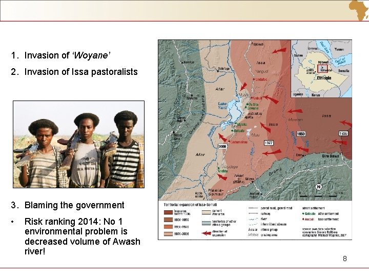 The spread of Prosopis Juliflora in Baadu Ethiopia