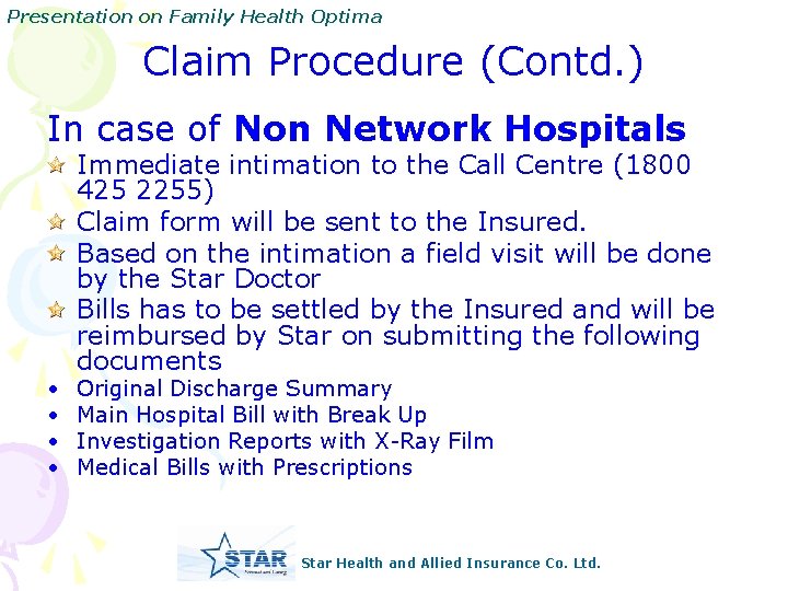 Presentation on Family Health Optima Presentation on FAMILY