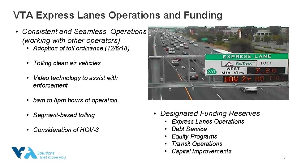VTA Express Lanes December 2018 Silicon Valley Express