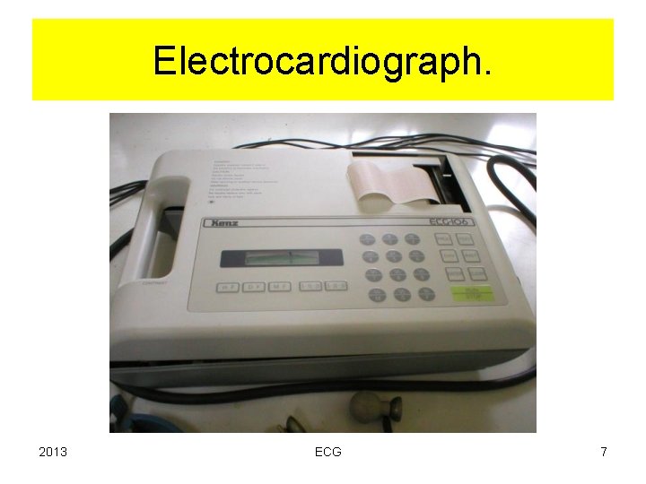 Electrocardiography Prof K Sivapalan Principle of Electrocardiogram Trunk