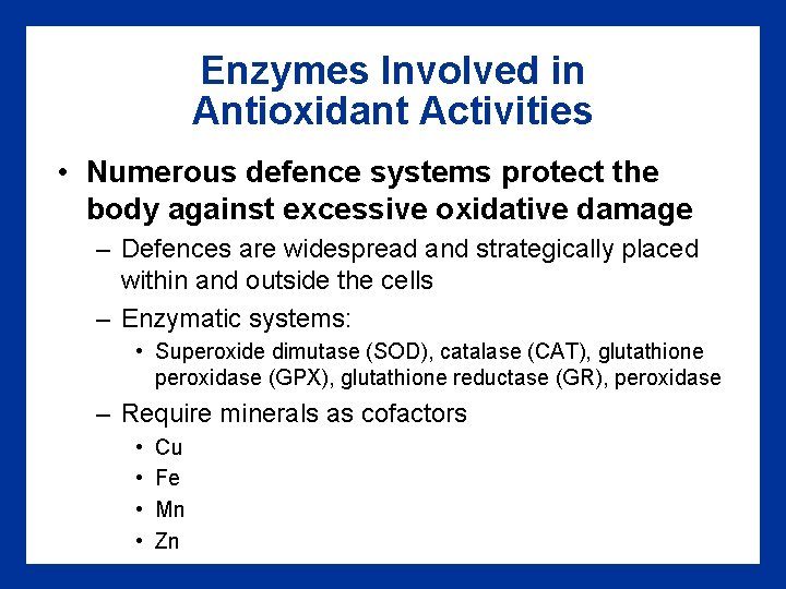 chapter 9 10 Antioxidant B Vitamins Nutrients Important