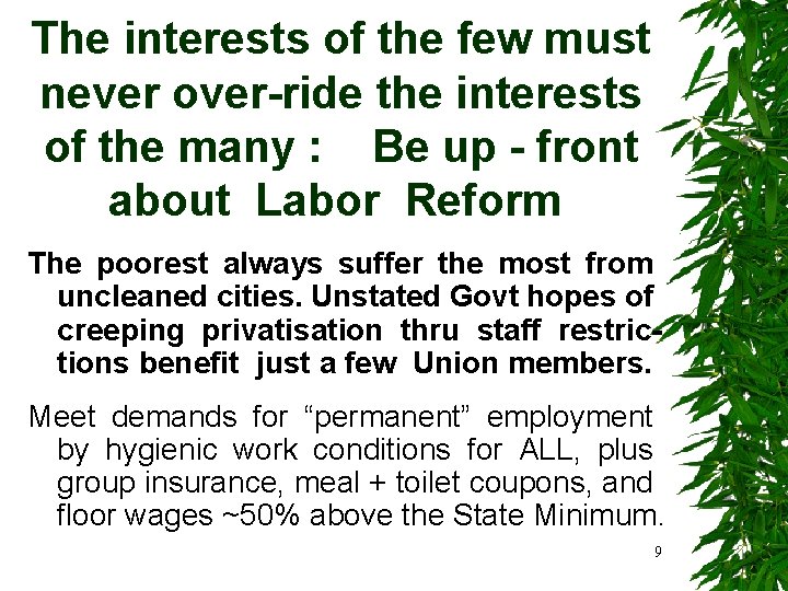 Effective City Waste Management Almitra H Patel Member